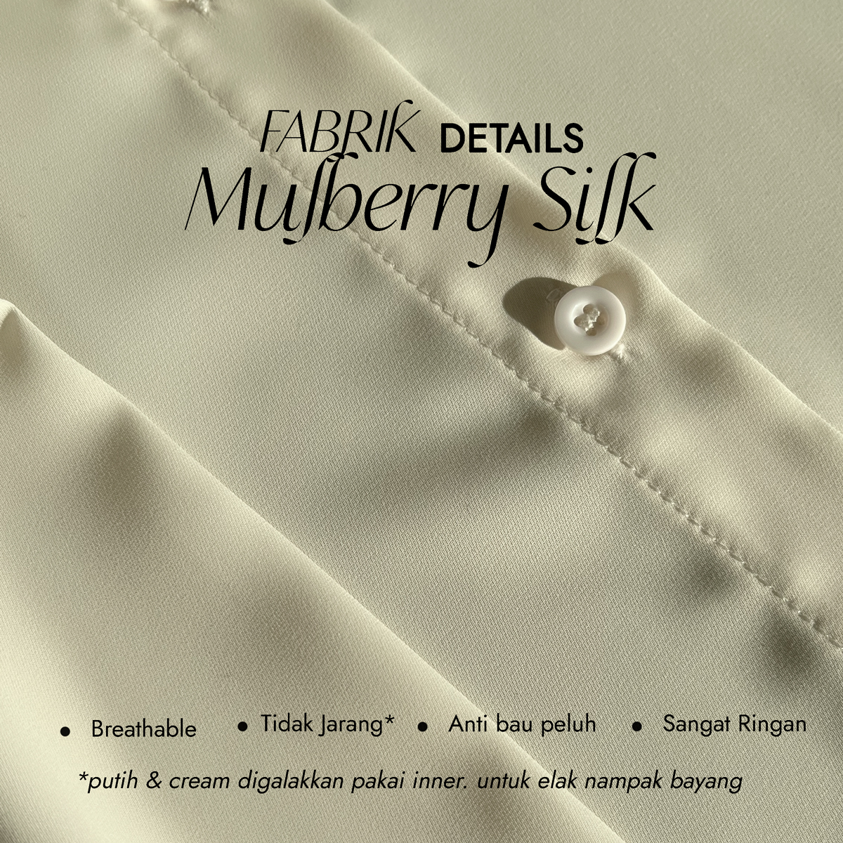 Hadana – Buat wanita yang mementingkan keselesaan